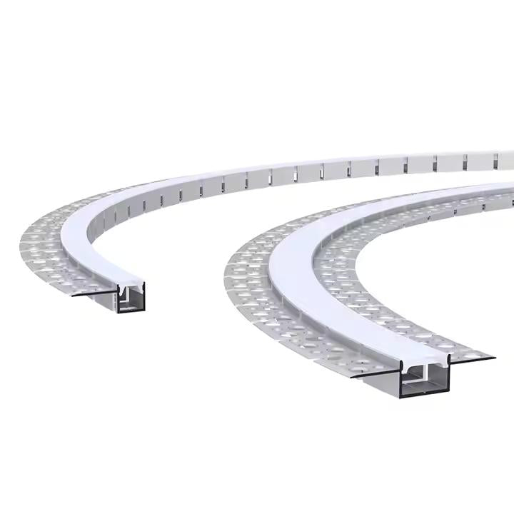 3515 Flexible led profile light Drywall 6063 Aluminum LED profile ...